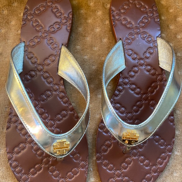 Tory Burch | Shoes | Tory Burch Monroe Leather Thong Sandals | Poshmark